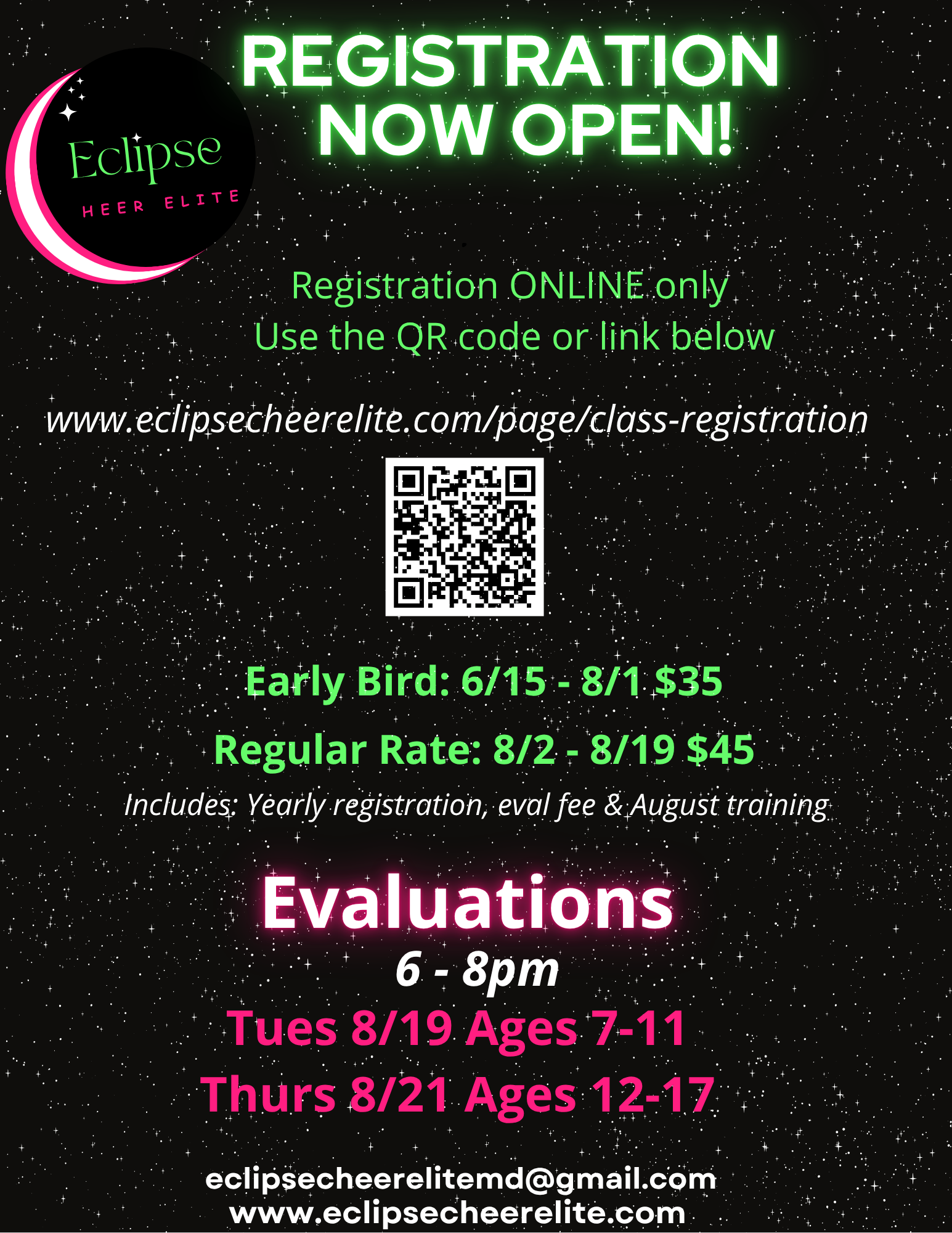 Eclipse Cheer Elite Home